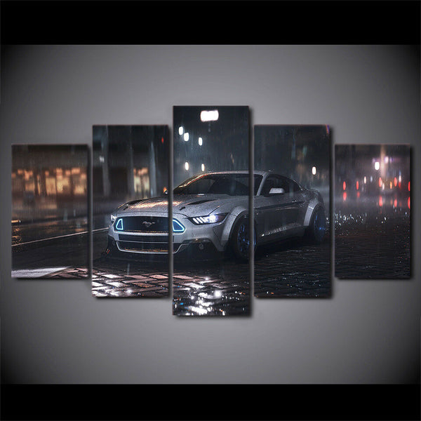 Ford Mustang Car Wall Art Decor Canvas Printing – CozyArtDecor