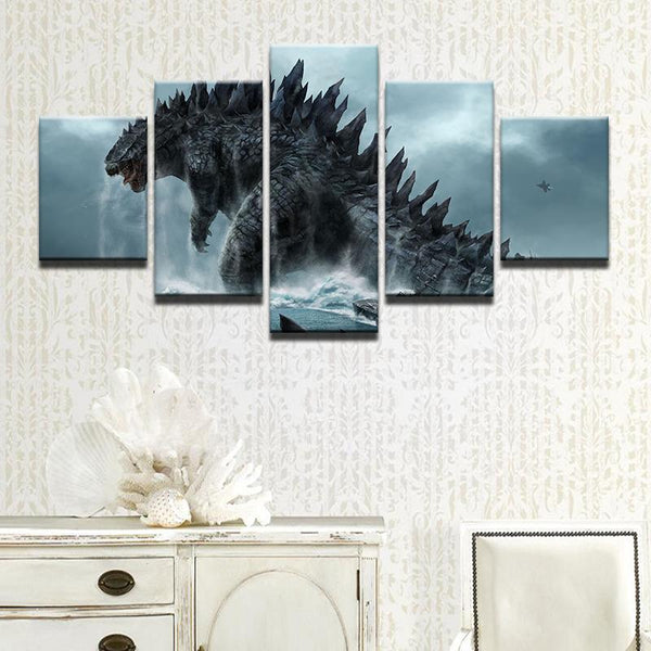 Godzilla Wall Art Decor Canvas Printing – CozyArtDecor